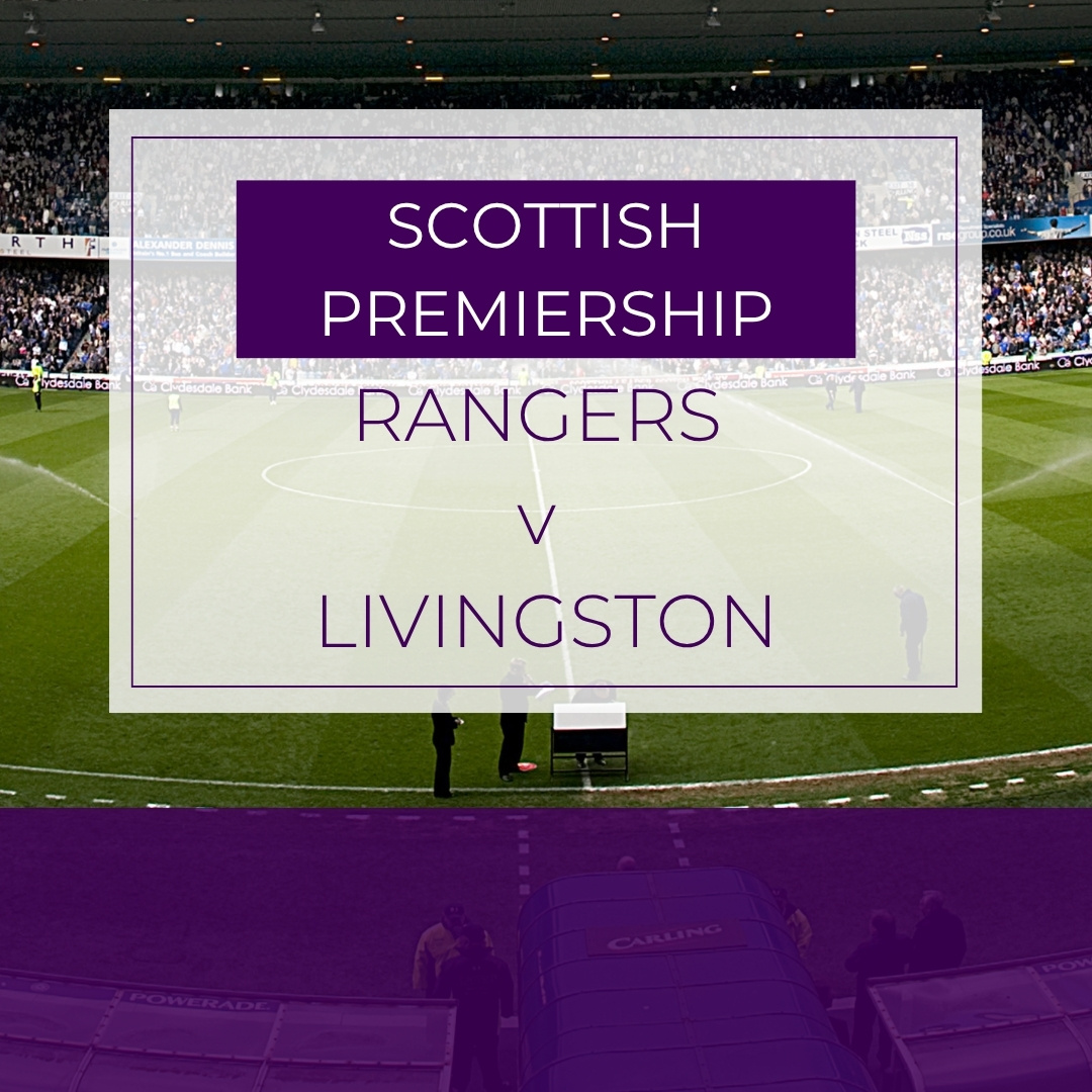 Rangers v Livingston - Sat 22nd Nov 2025 | Ibrox Stadium, Glasgow